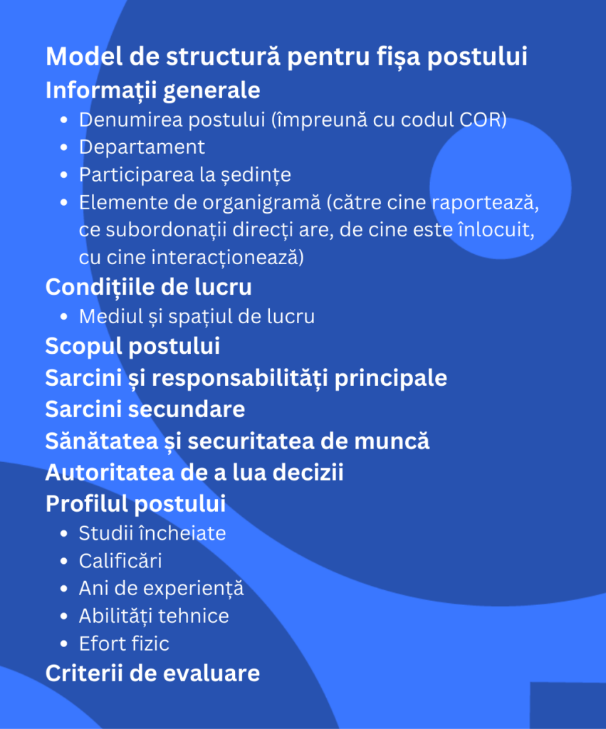 Fișa postului: Ce este, ce trebuie să conțină și model - OLX Business